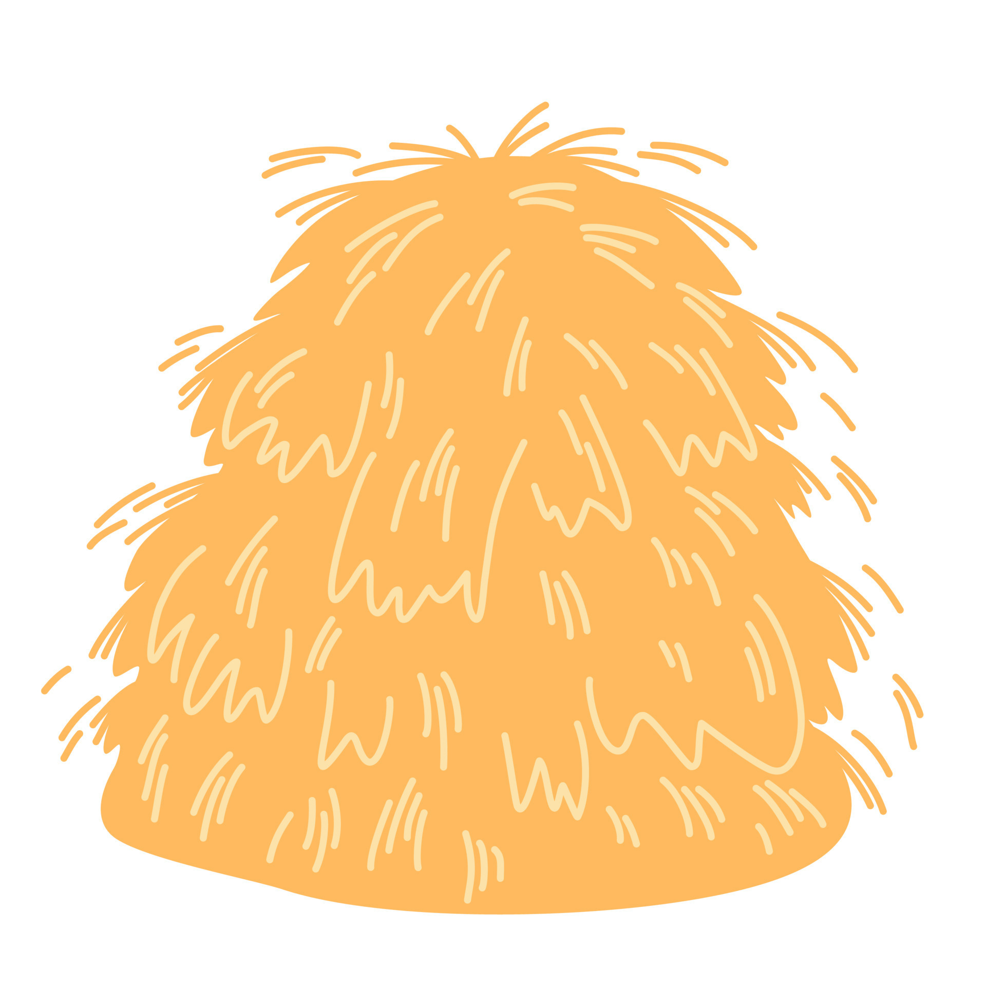 Haystack Dry Grass Farm Fodder Bundles Bale Of Hay Dried Haystack Fodder Straw And Farm
