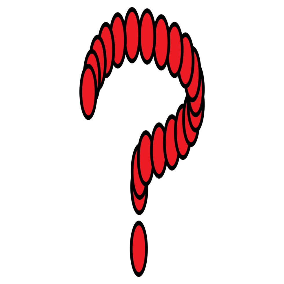 Question Mark Symbol In Red Color 22588837 Png