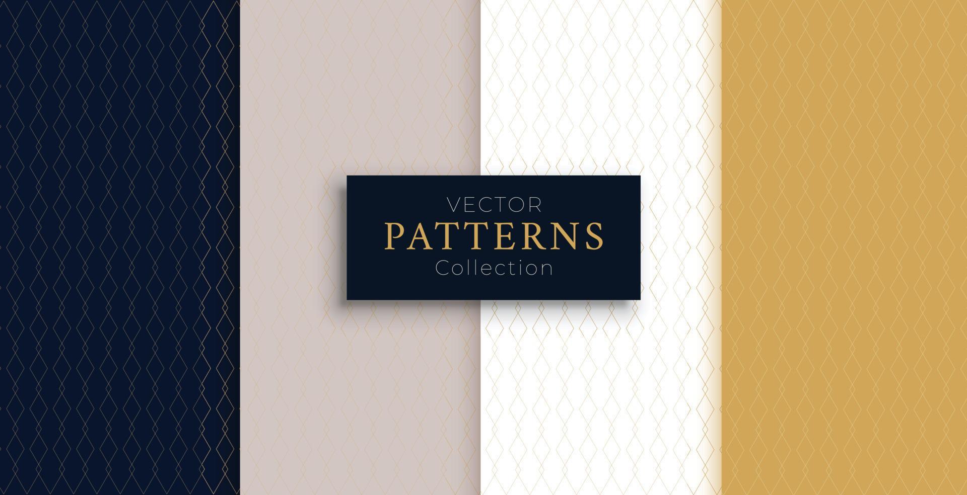 Free vector geometric patterns set in premium colors 22591079 Vector ...