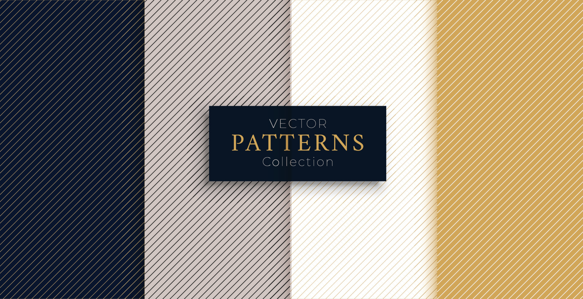Free vector geometric patterns set in premium colors 22591080 Vector ...