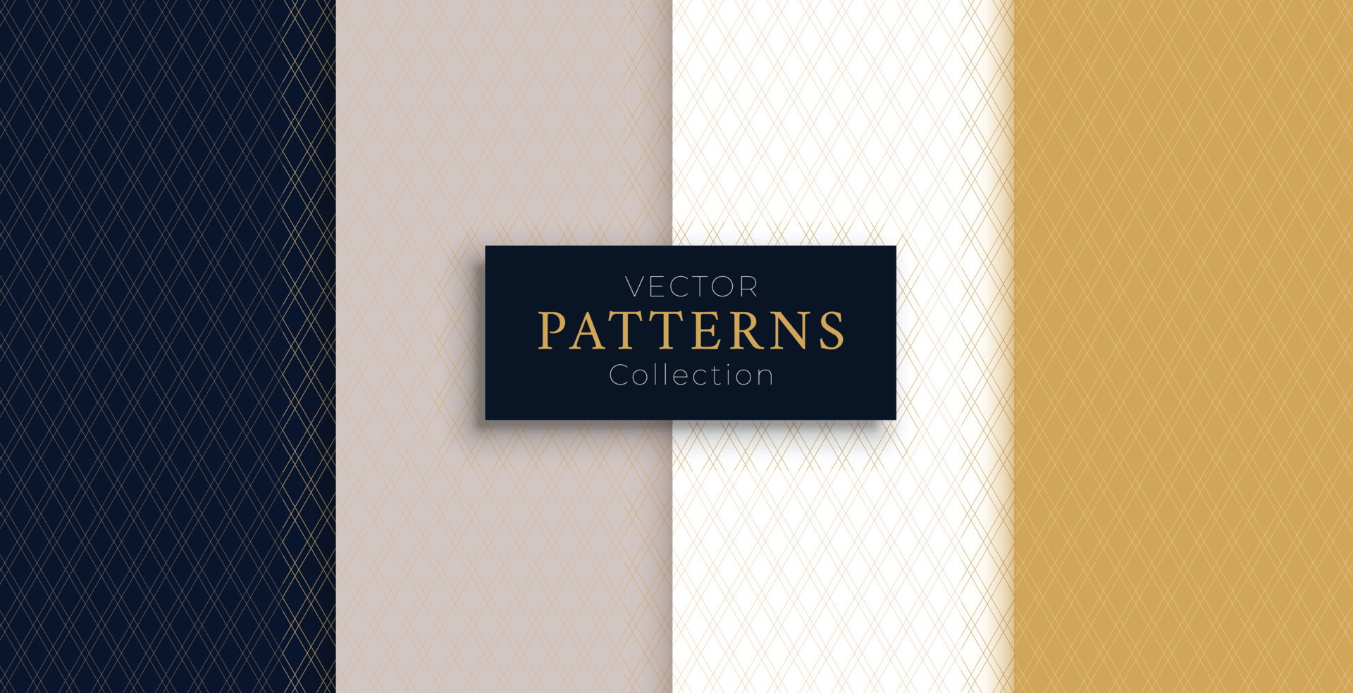 Free vector geometric patterns set in premium colors 22591082 Vector ...