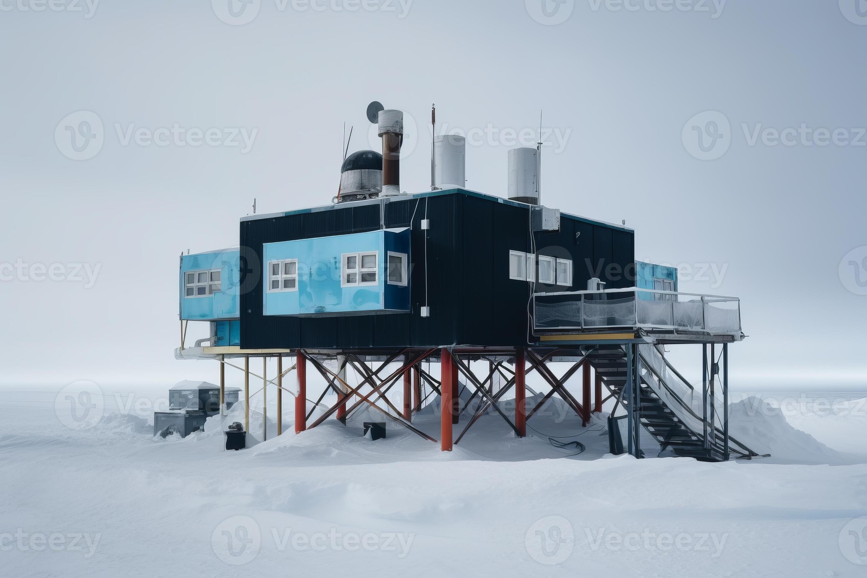 image of Antarctica science station research station 22593489 Stock ...