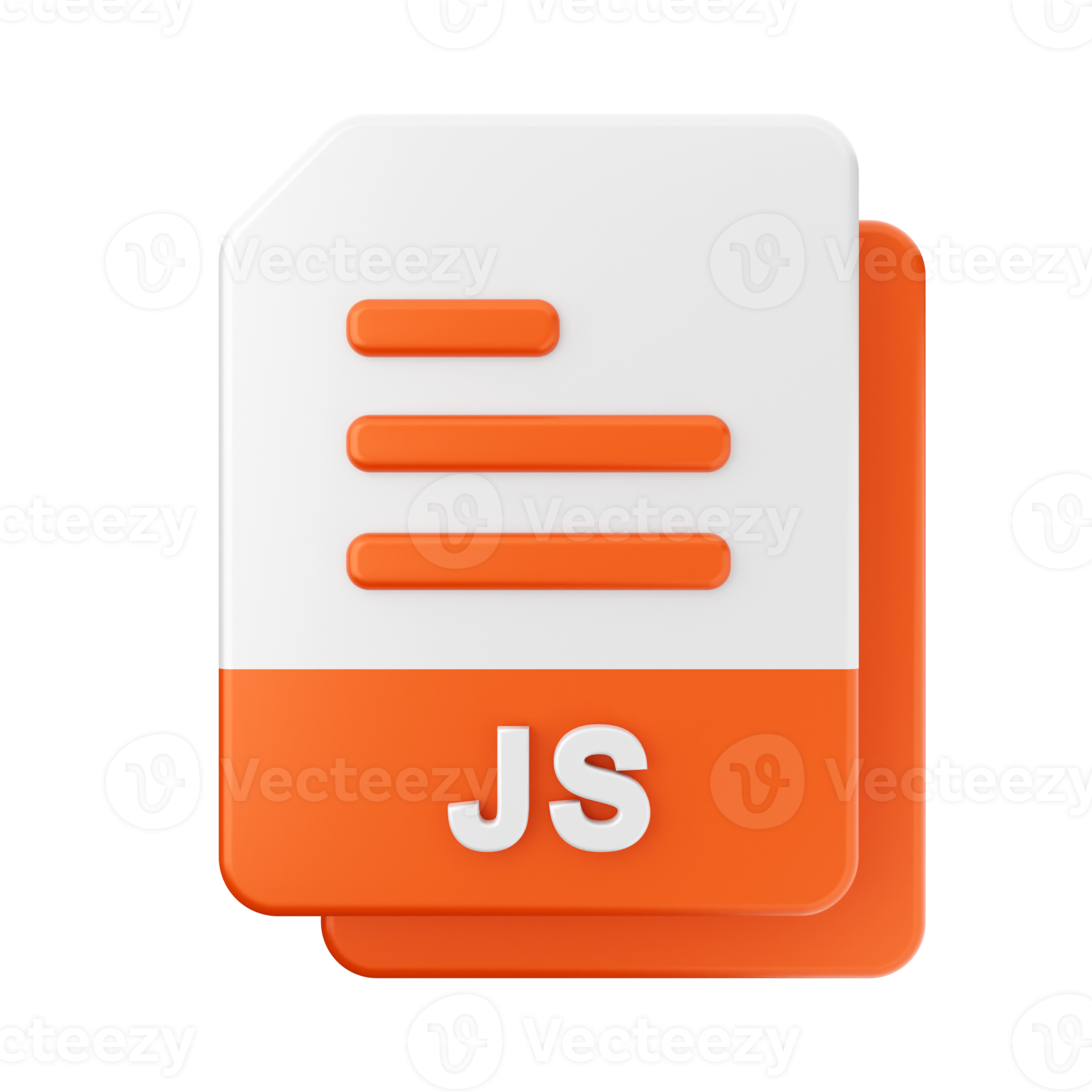 3d file JS icon illustration 22597318 PNG