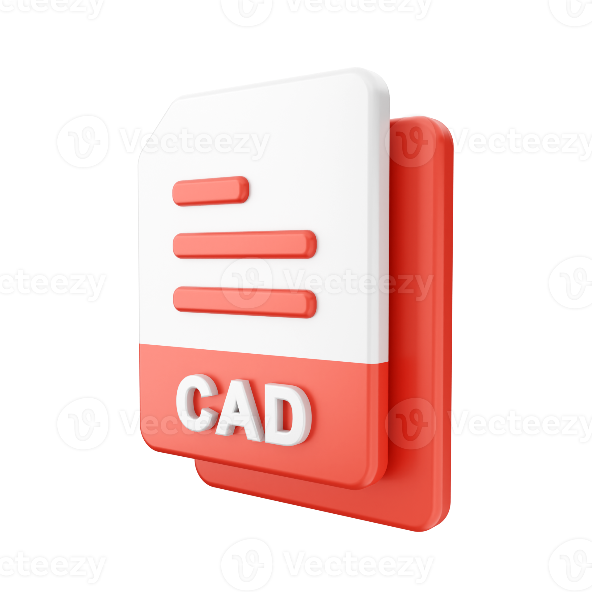 3d file CAD icon illustration 22597334 PNG