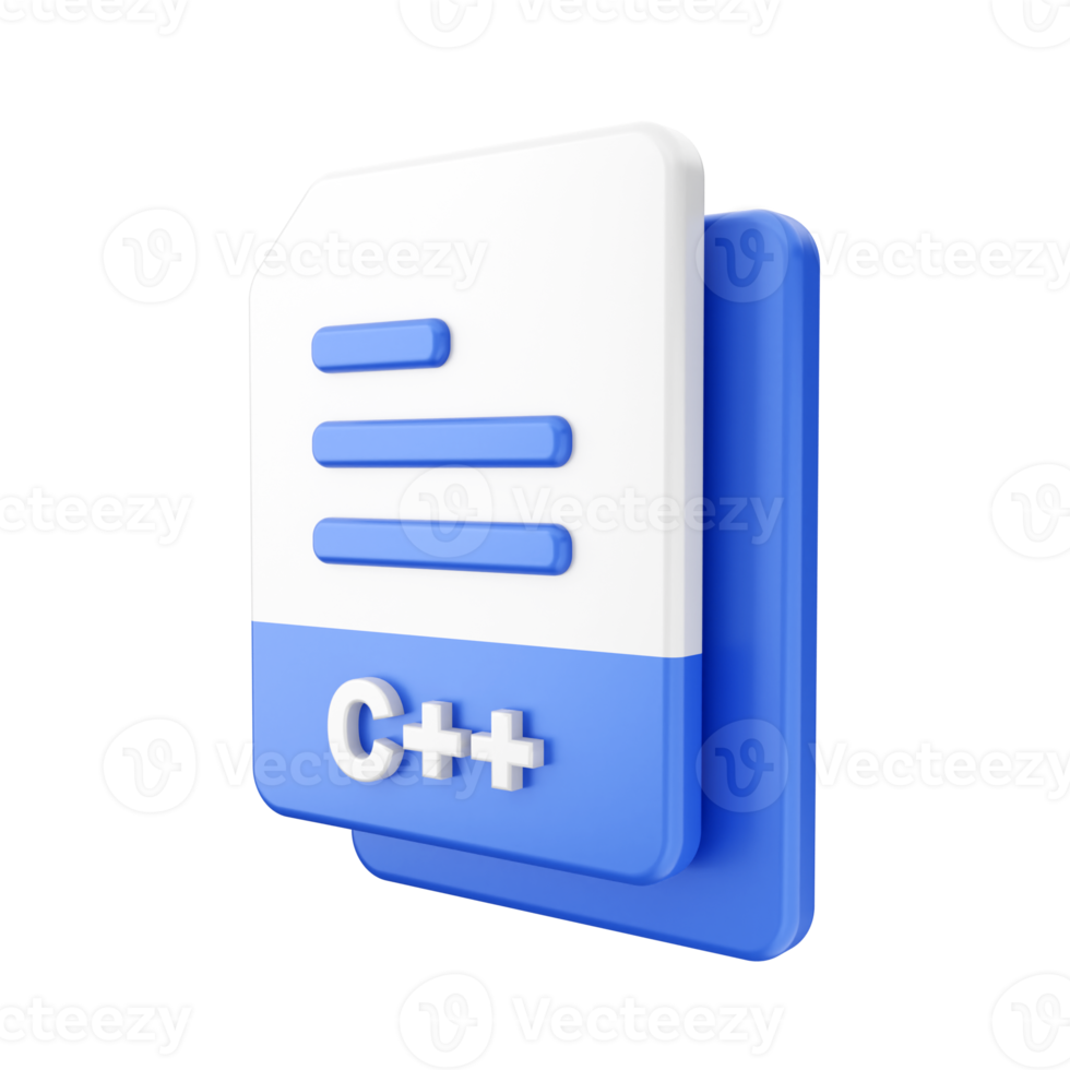 3d File C Plus Plus Icon Illustration 22597446 Png