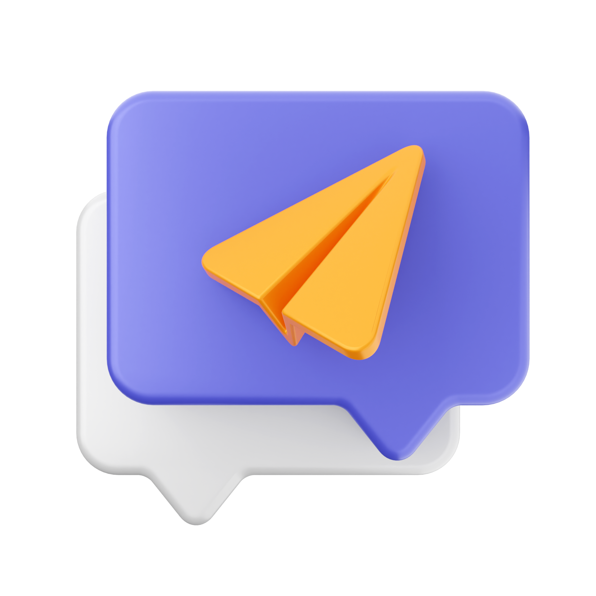 3d Chat Message Notification Icon 22597448 Png