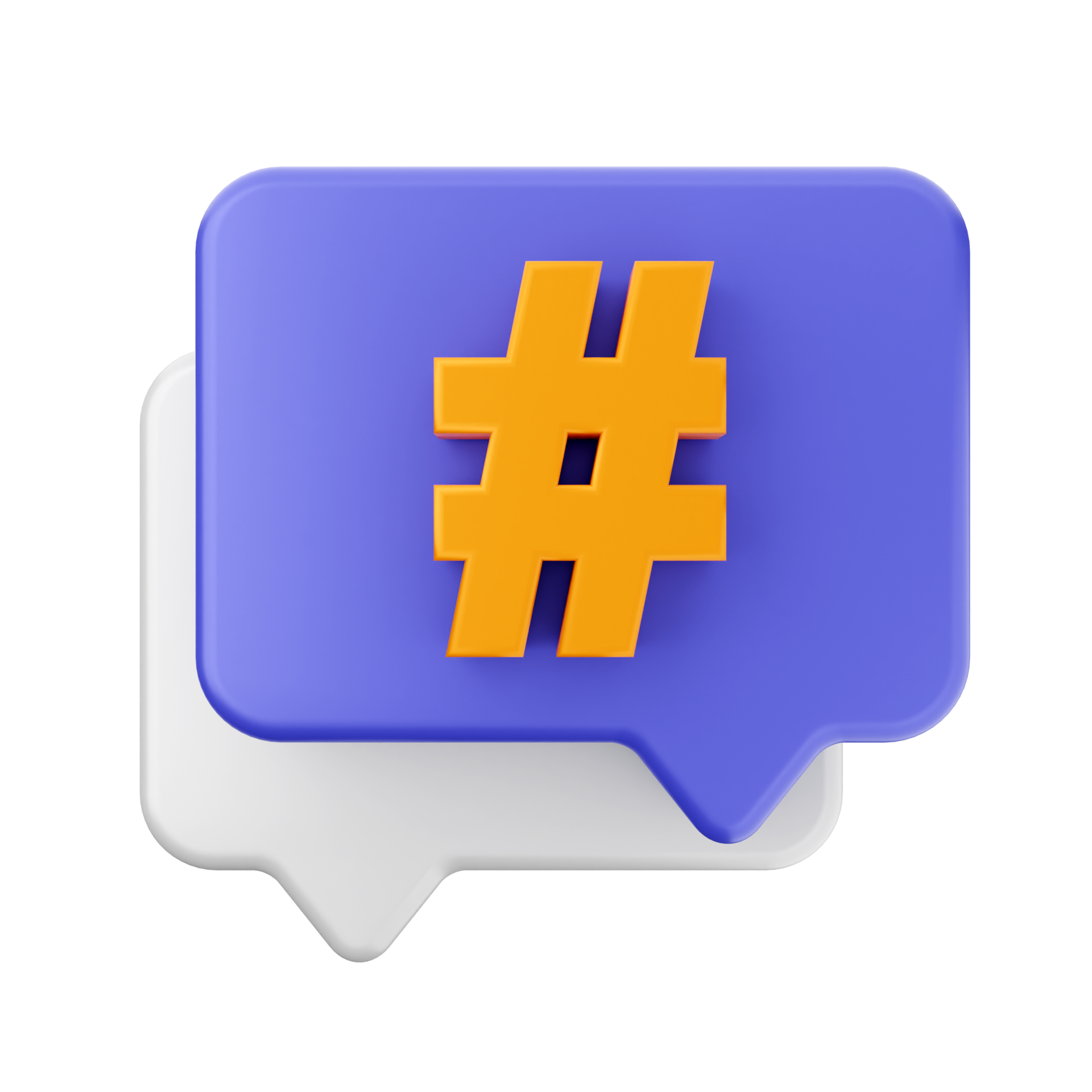 3d Chat Message Notification Icon 22597518 Png