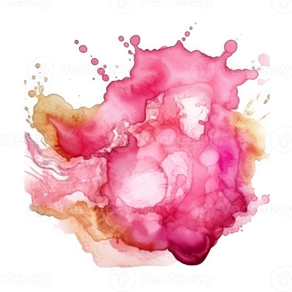 Watercolor Pink Splash 22598836 Png