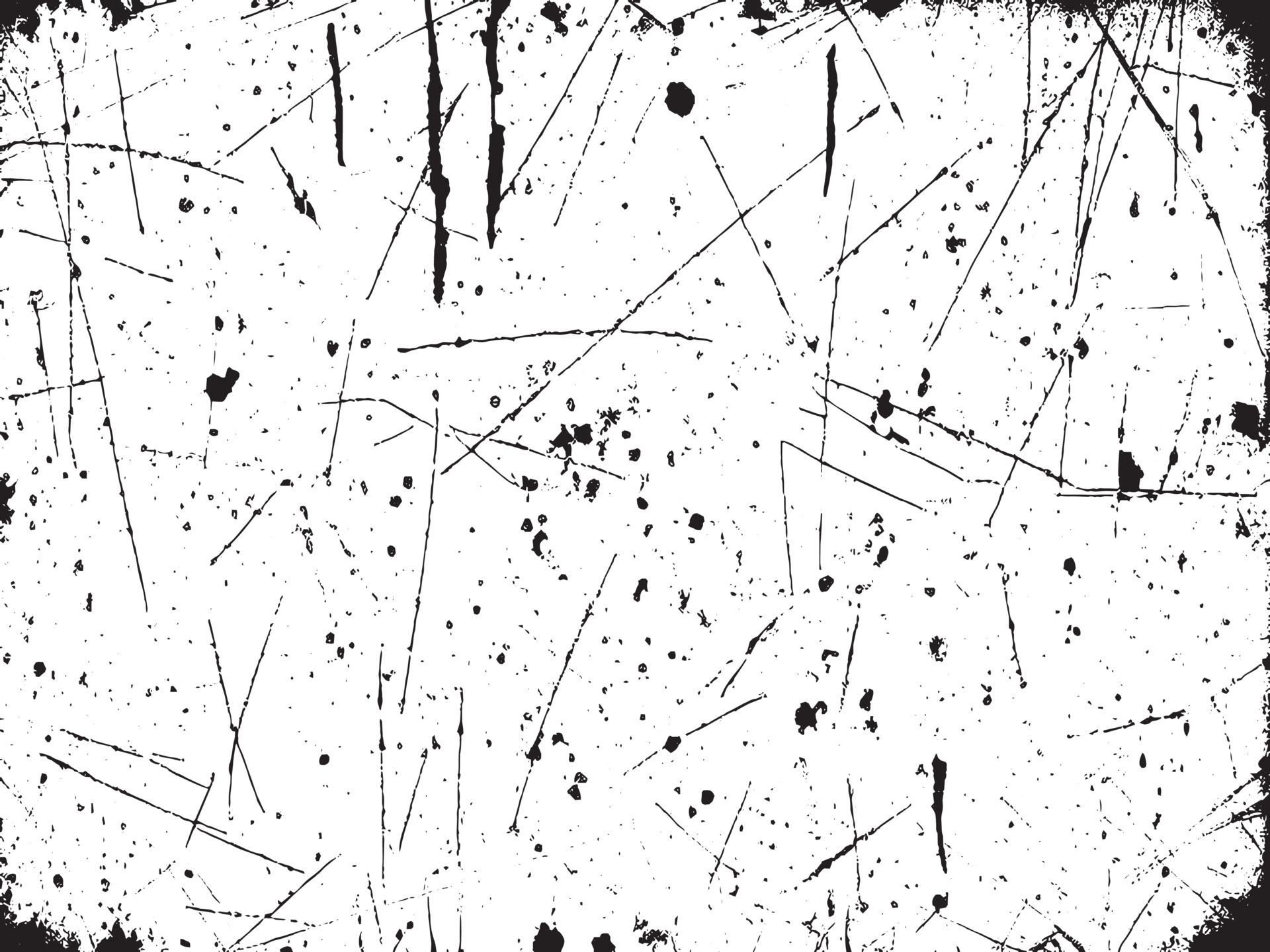 Distressed Vintage Grunge Texture in Black and White 22599242 Vector ...