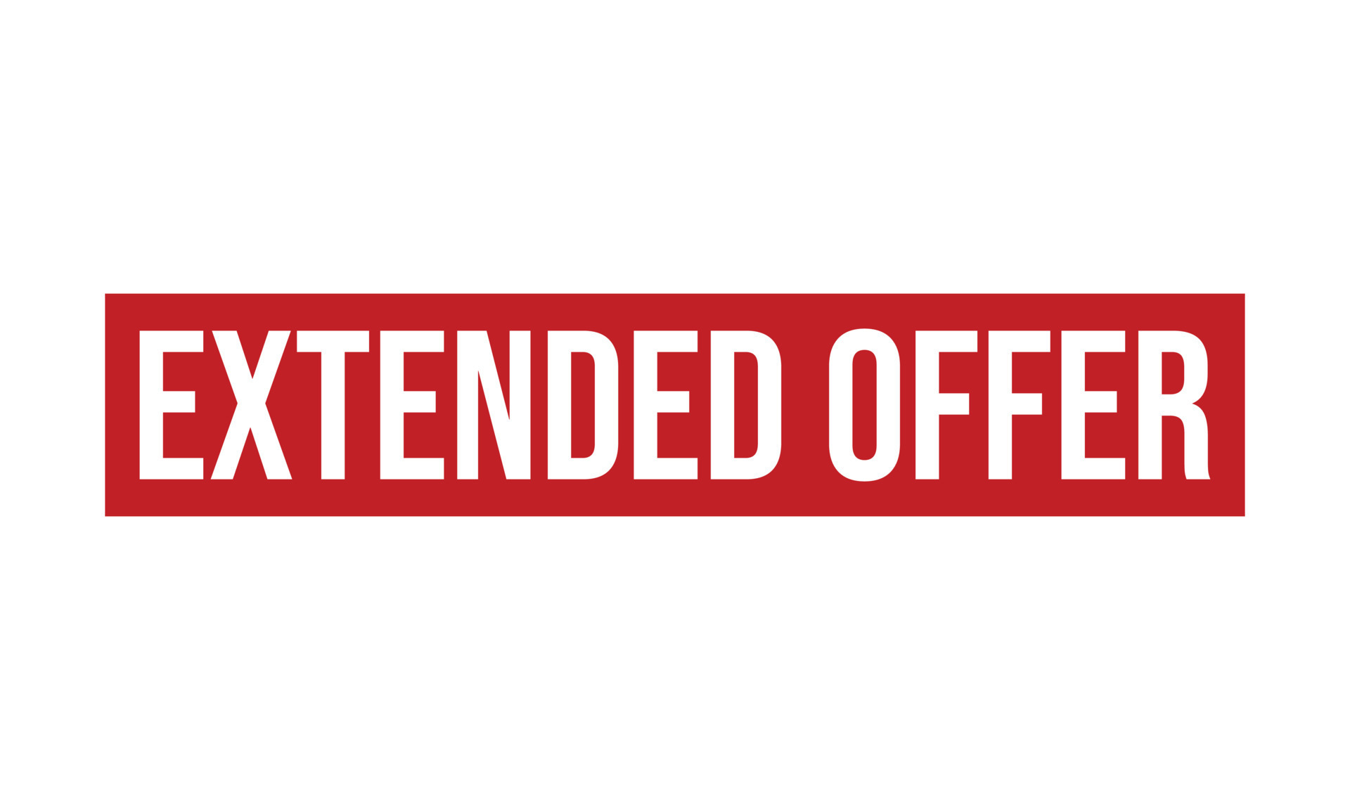 Extended Offer Rubber Stamp Seal Vector 22599906 Vector Art at Vecteezy