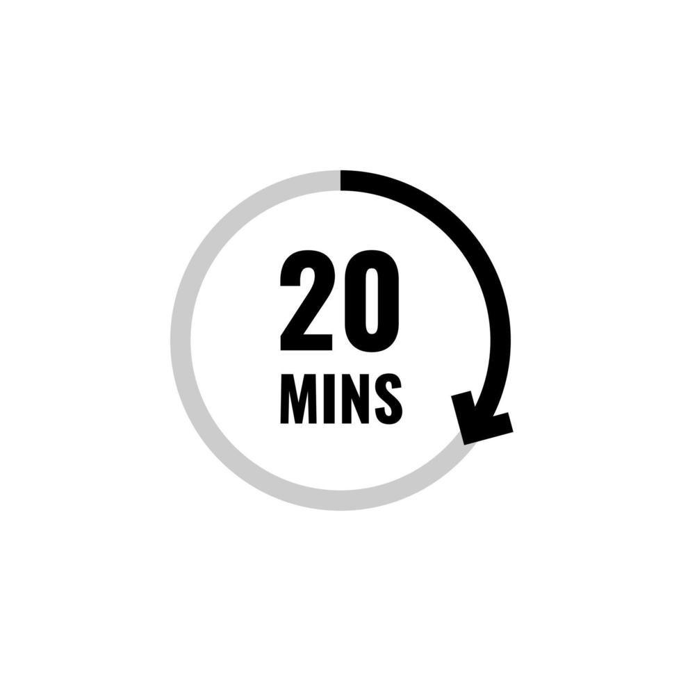 Twenty Minutes Clock Count Simple Vector Icon 22600693 Vector Art at ... Twenty Minutes Clock Count Simple Vector Icon 22600693 Vector Art at ...