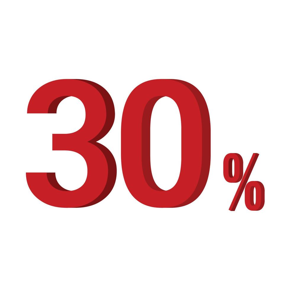 30 Percentage Discount 22600799 Vector Art At Vecteezy