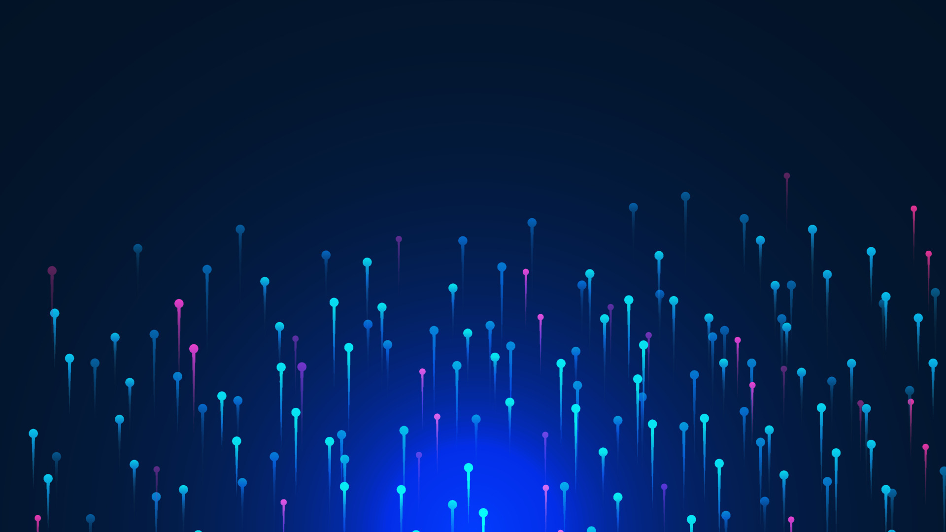 Digital Big Data Visualization Technology Background Futuristic Cosmic Design Concept Vector