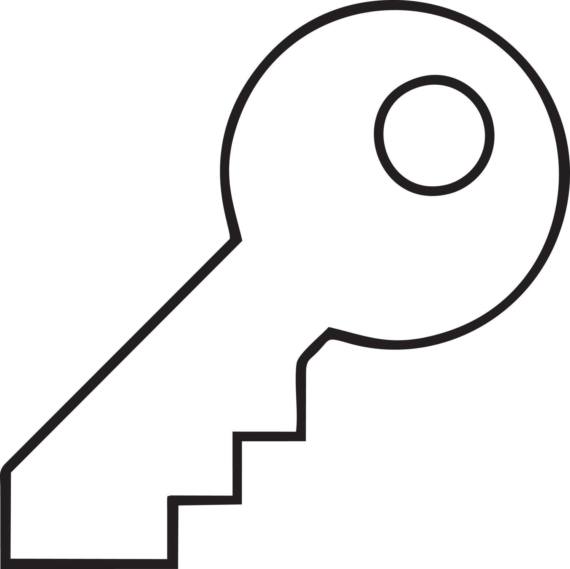Lock Security Icon Symbol Vector Image Illustration Of The Key Secure