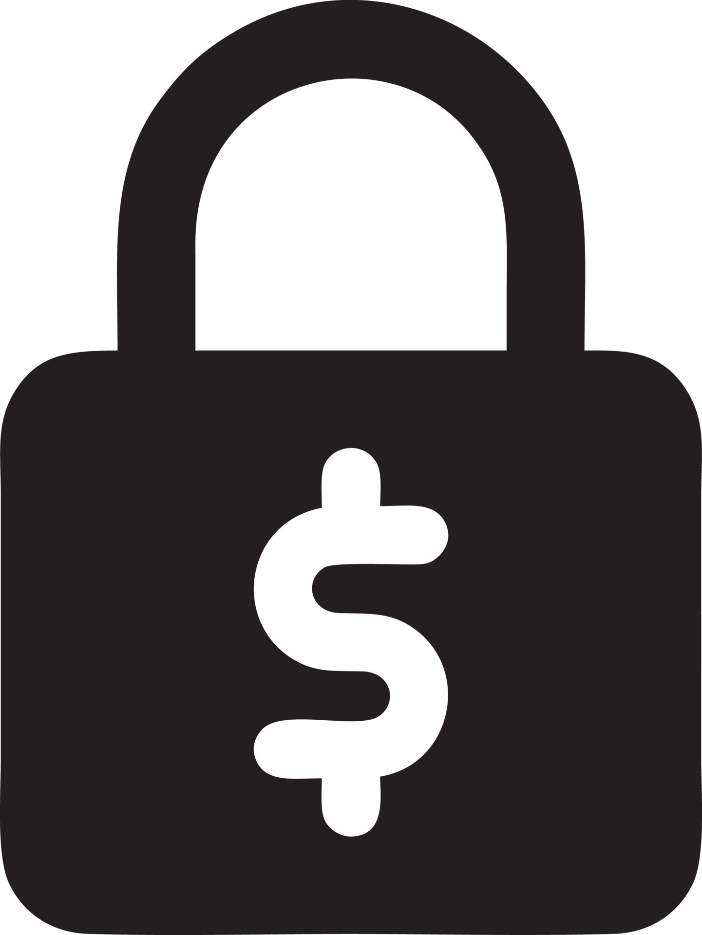 Lock Security Icon Symbol Vector Image Illustration Of The Key Secure