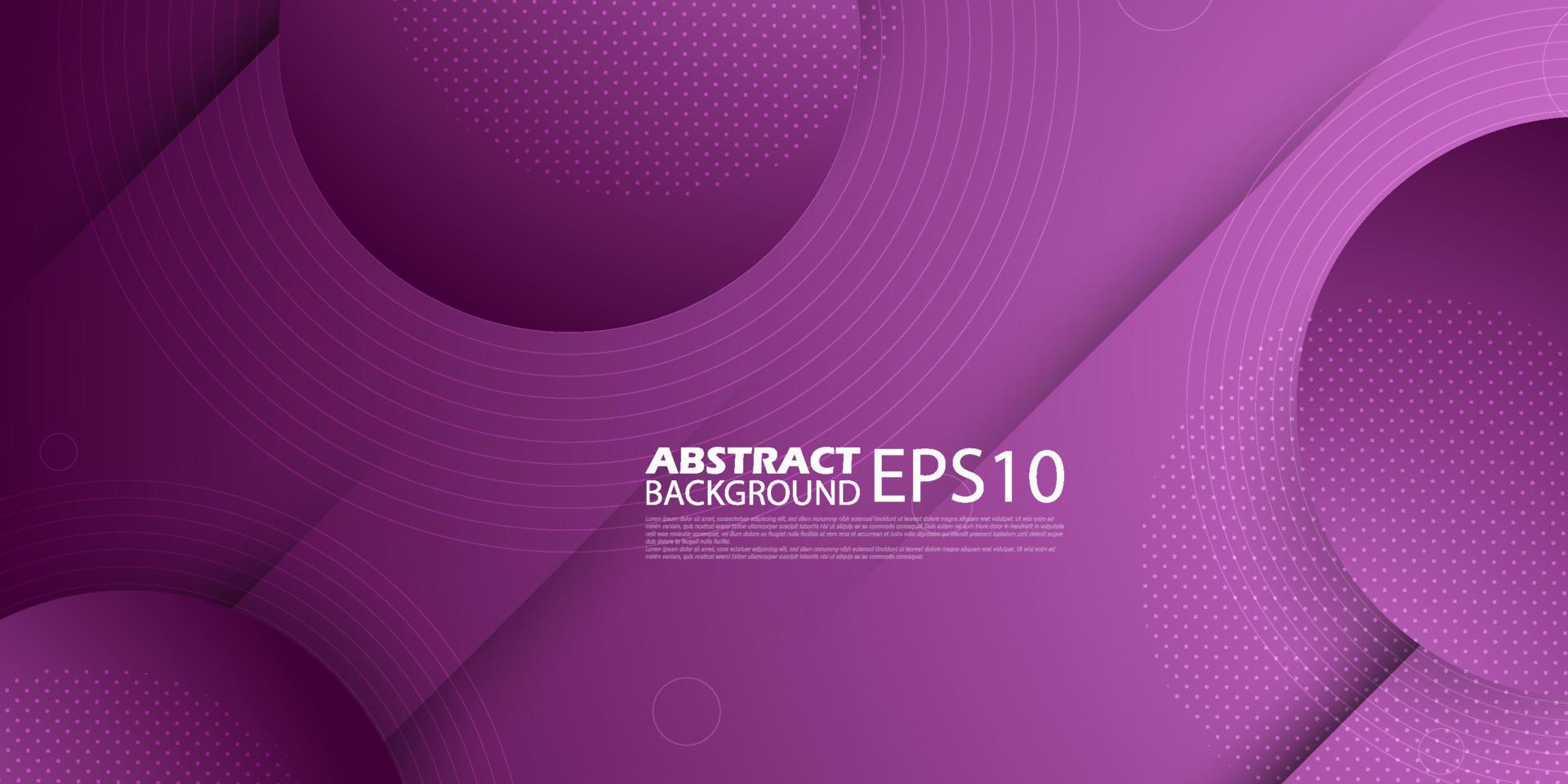 Abstract dark purple gradient illustration geometric background with 3d ...