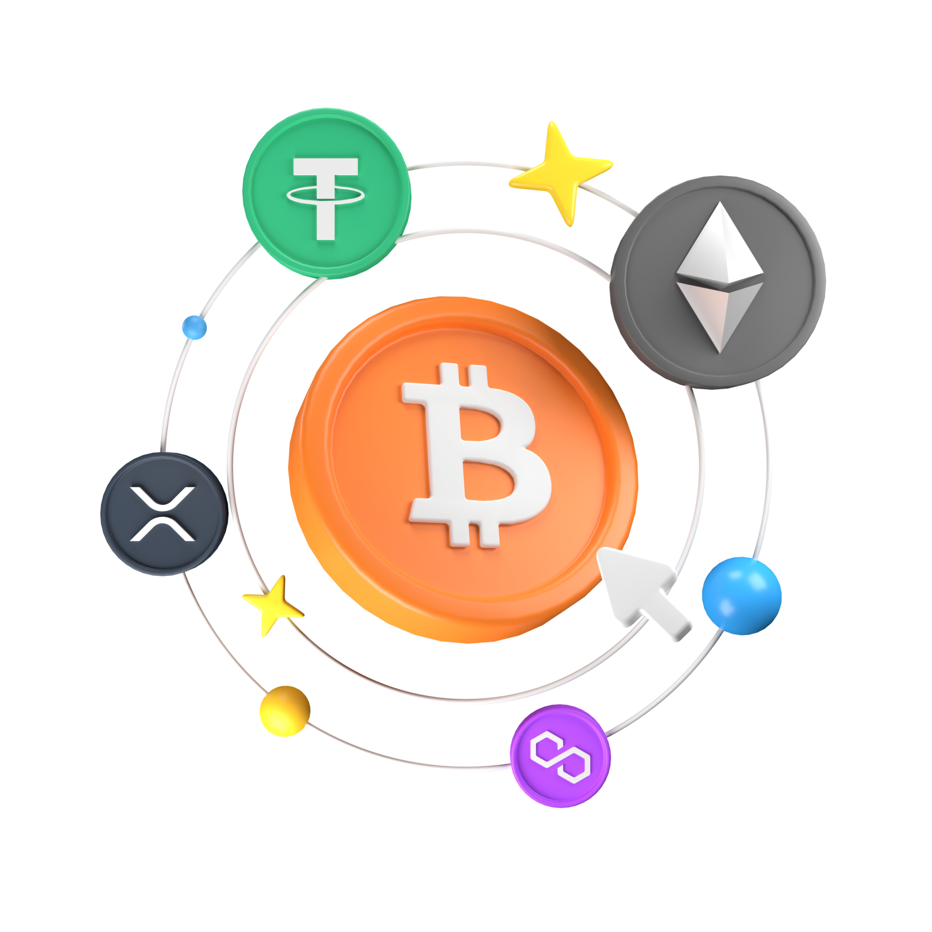 Cryptocurrency 3D illustration 22603446 PNG Cryptocurrency 3D illustration 22603446 PNG