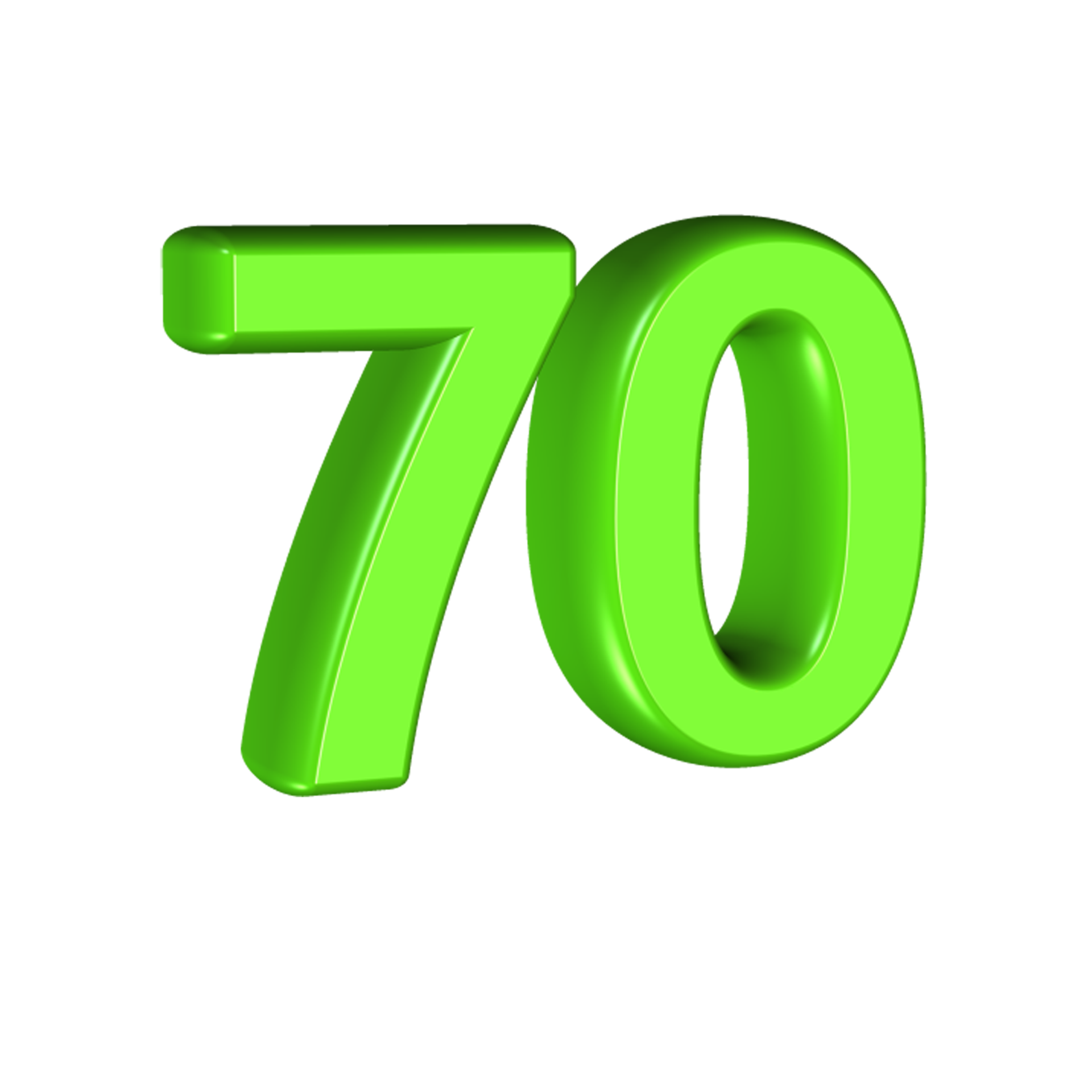 3D Number Light Green Color 22604091 PNG 3d-number-light-green-color-22604091-png