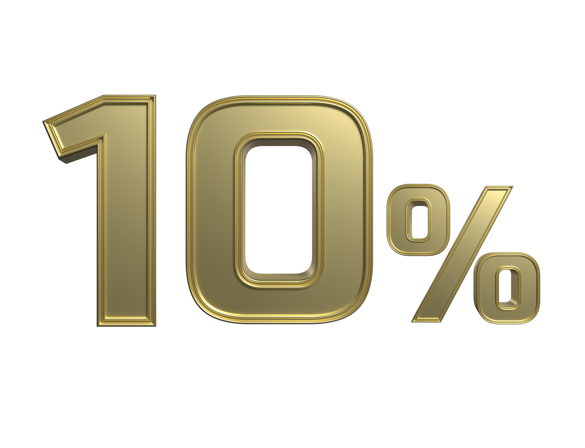 3D Number Percentage Gold Style 22604168 PNG 3d-number-percentage-gold-style-22604168-png