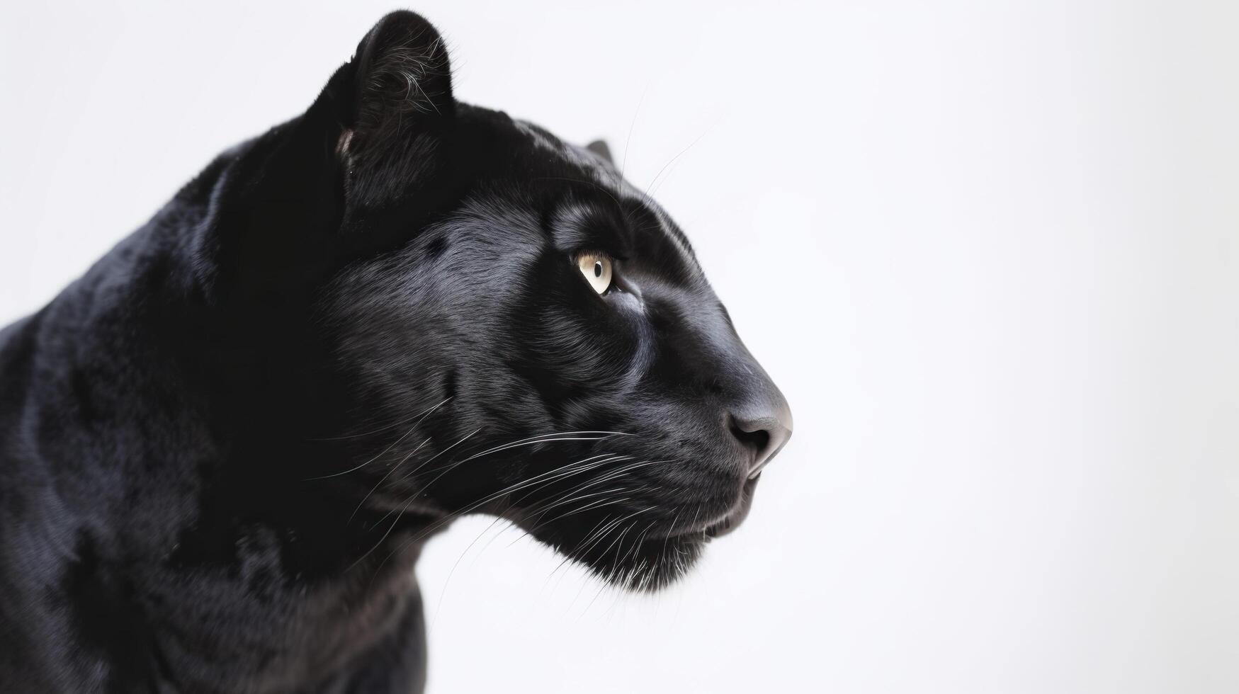 Banner with a black panther on a white background. . 22606147 Stock ...