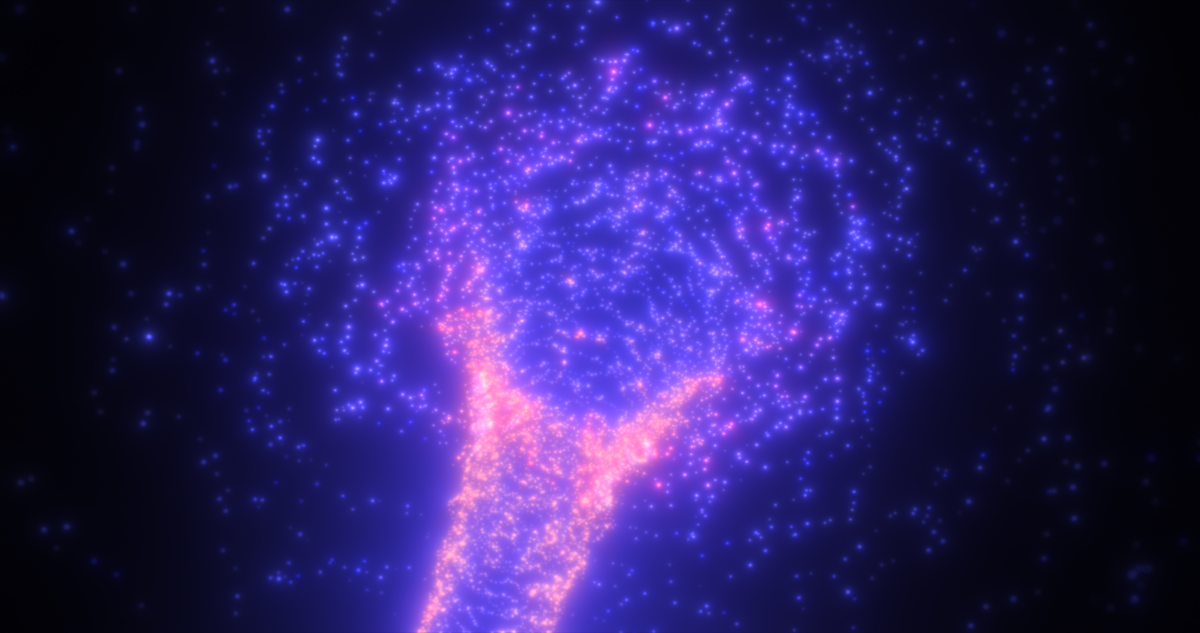 Neon Particles Stock Photos, Images and Backgrounds for Free Download