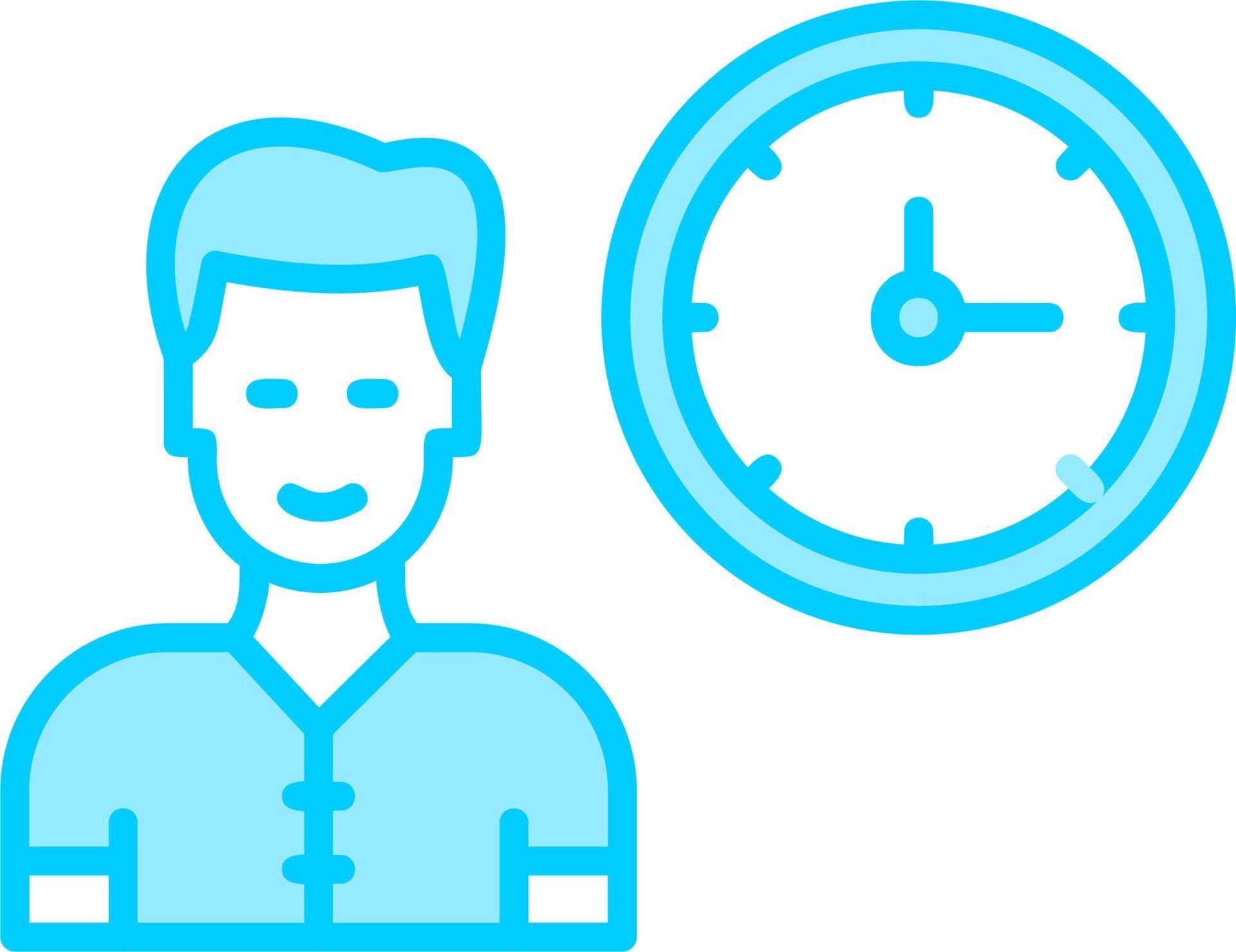 Work Time Vector Icon 22607438 Vector Art at Vecteezy