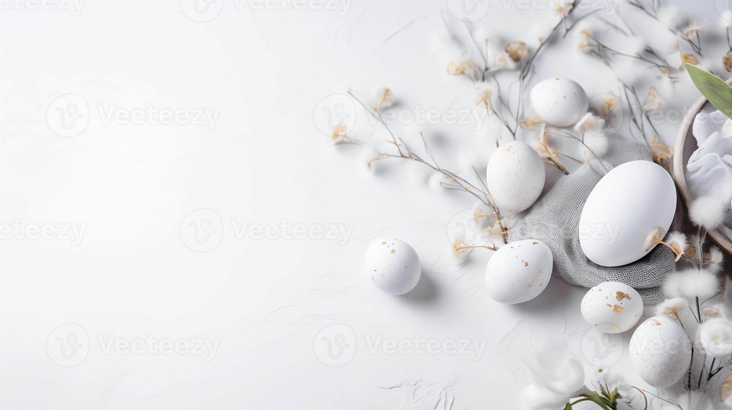 Easter White Background 22607651 Stock Photo at Vecteezy