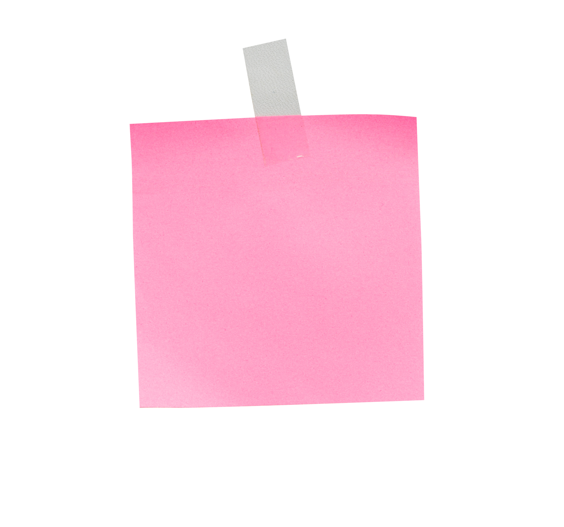 leer Rosa Memo Papier isoliert mit Band 22609824 PNG