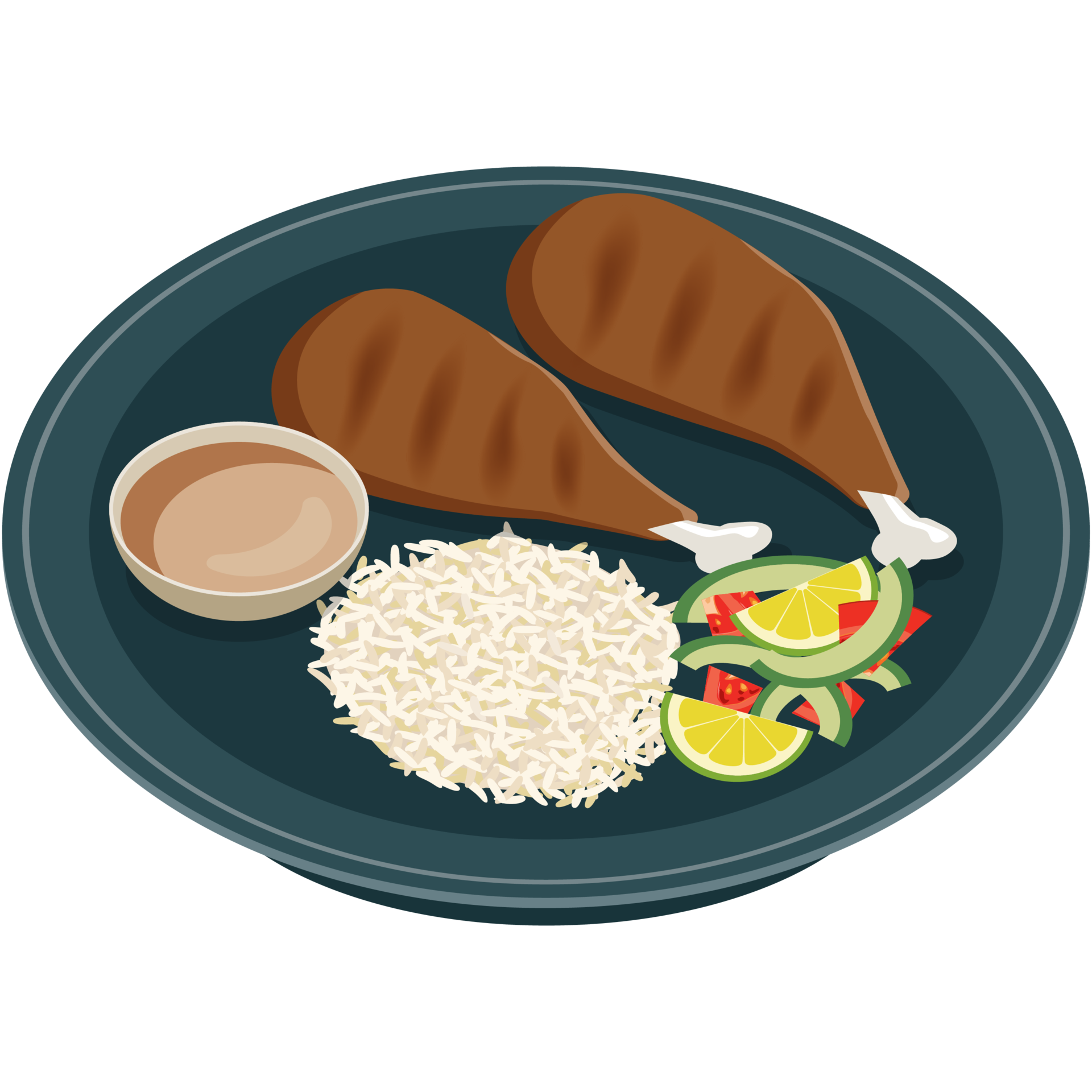 Zesty Chicken Halal Food Menu 22609999 Png