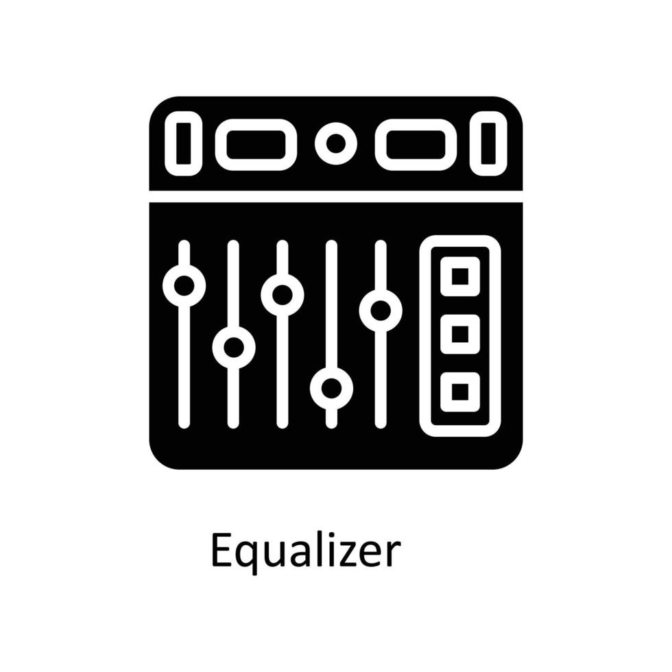 Equalizer Vector Solid Icons Simple Stock Illustration Stock 22614040 Vector Art At Vecteezy