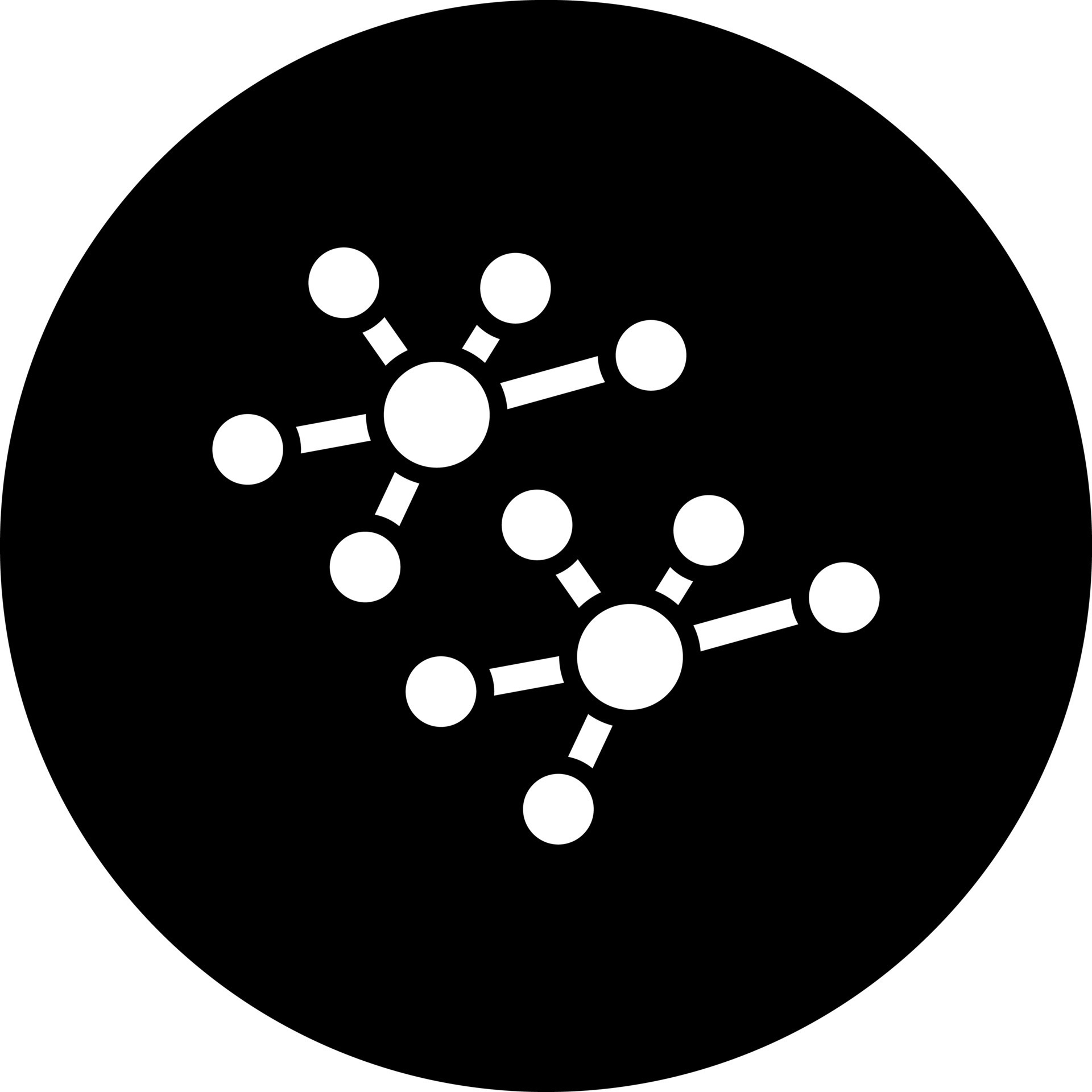Molecular Structure Vector Icon Style 22615291 Vector Art At Vecteezy