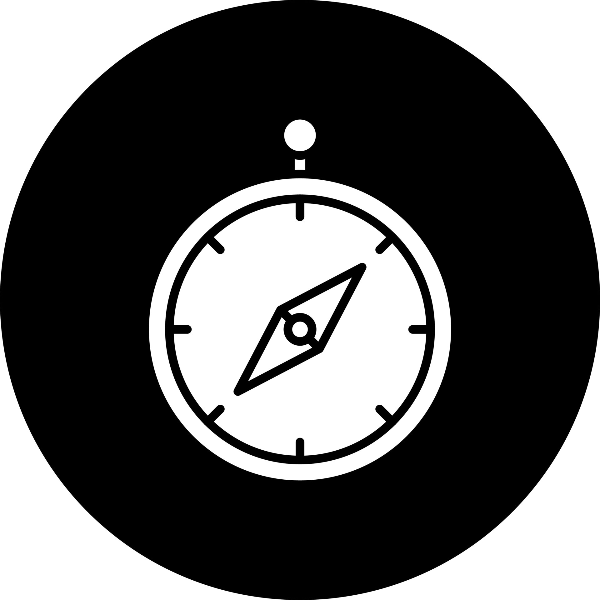 Army Compass Vector Icon Style 22616420 Vector Art At Vecteezy