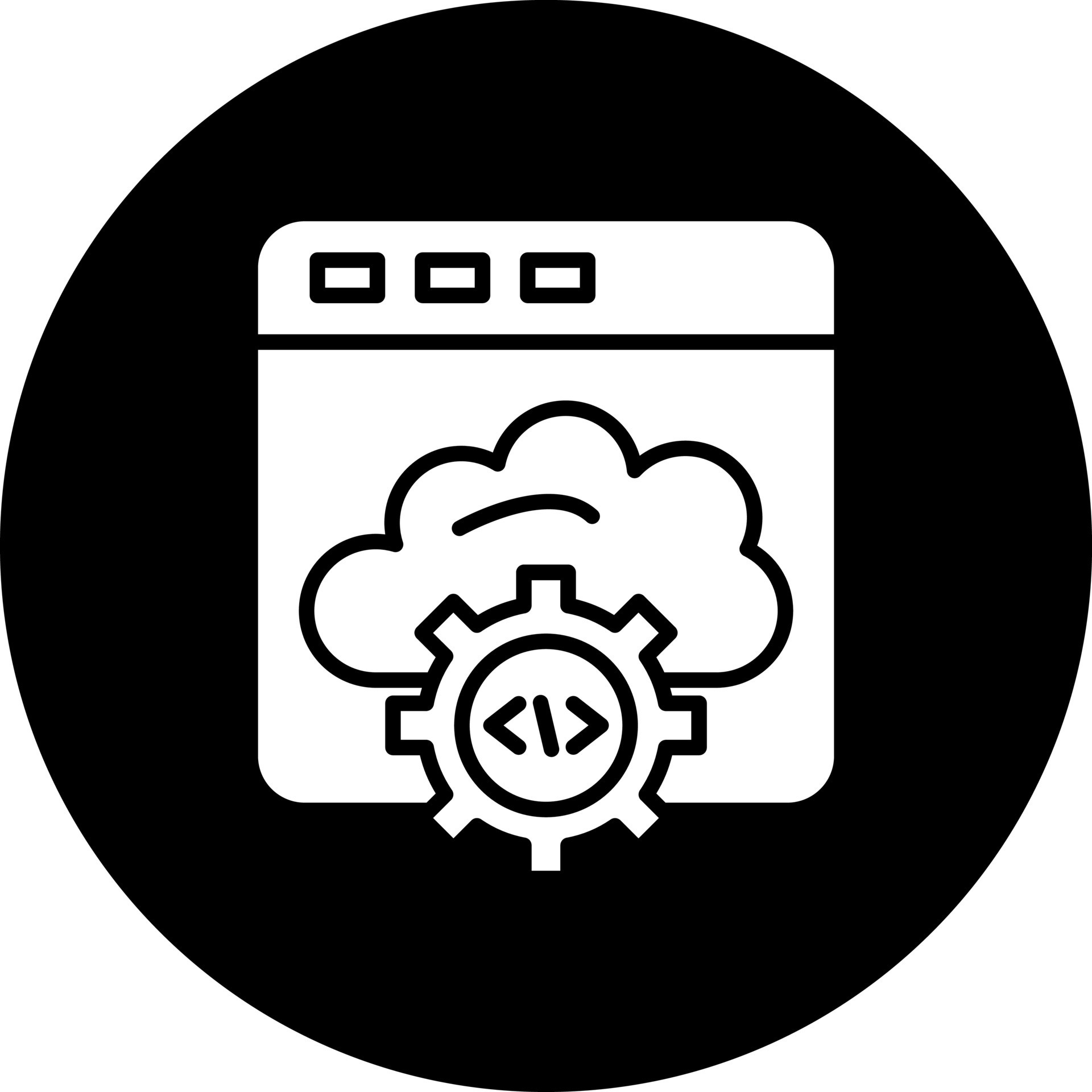 2421 - Web API Vector Icon Style 22616426 Vector Art at Vecteezy