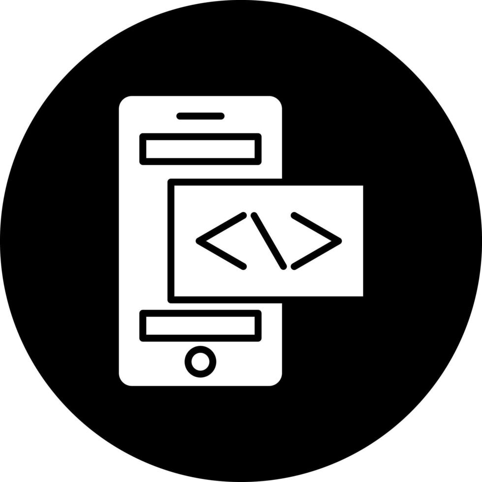 Smartphone Coding Vector Icon Style 22617606 Vector Art at Vecteezy