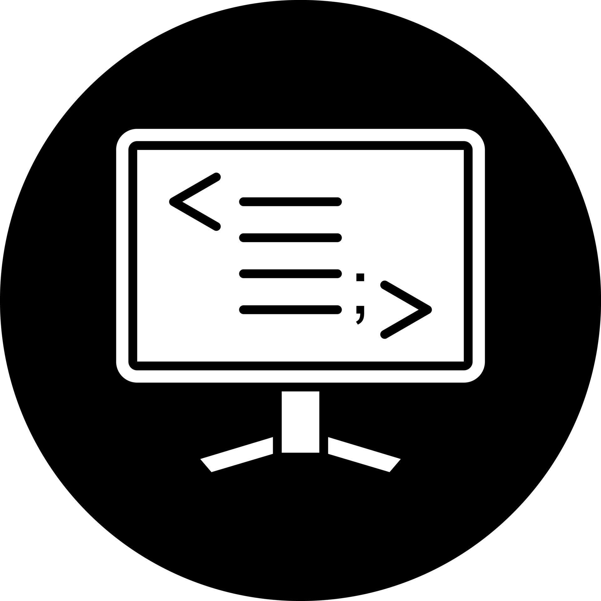 Web Programming Vector Icon Style 22621046 Vector Art at Vecteezy