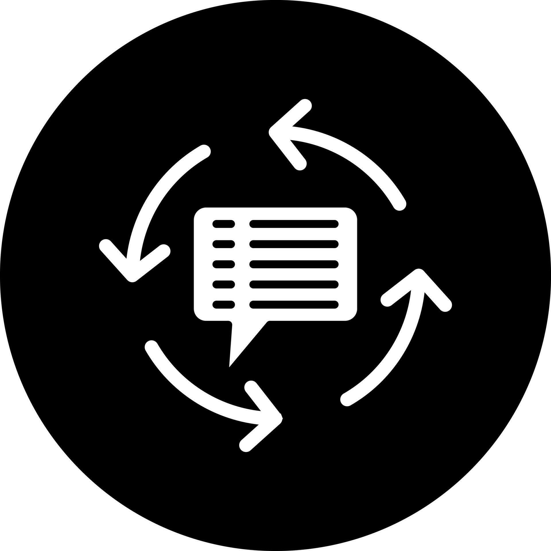 Feedback Loop Vector Icon Style 22624303 Vector Art at Vecteezy