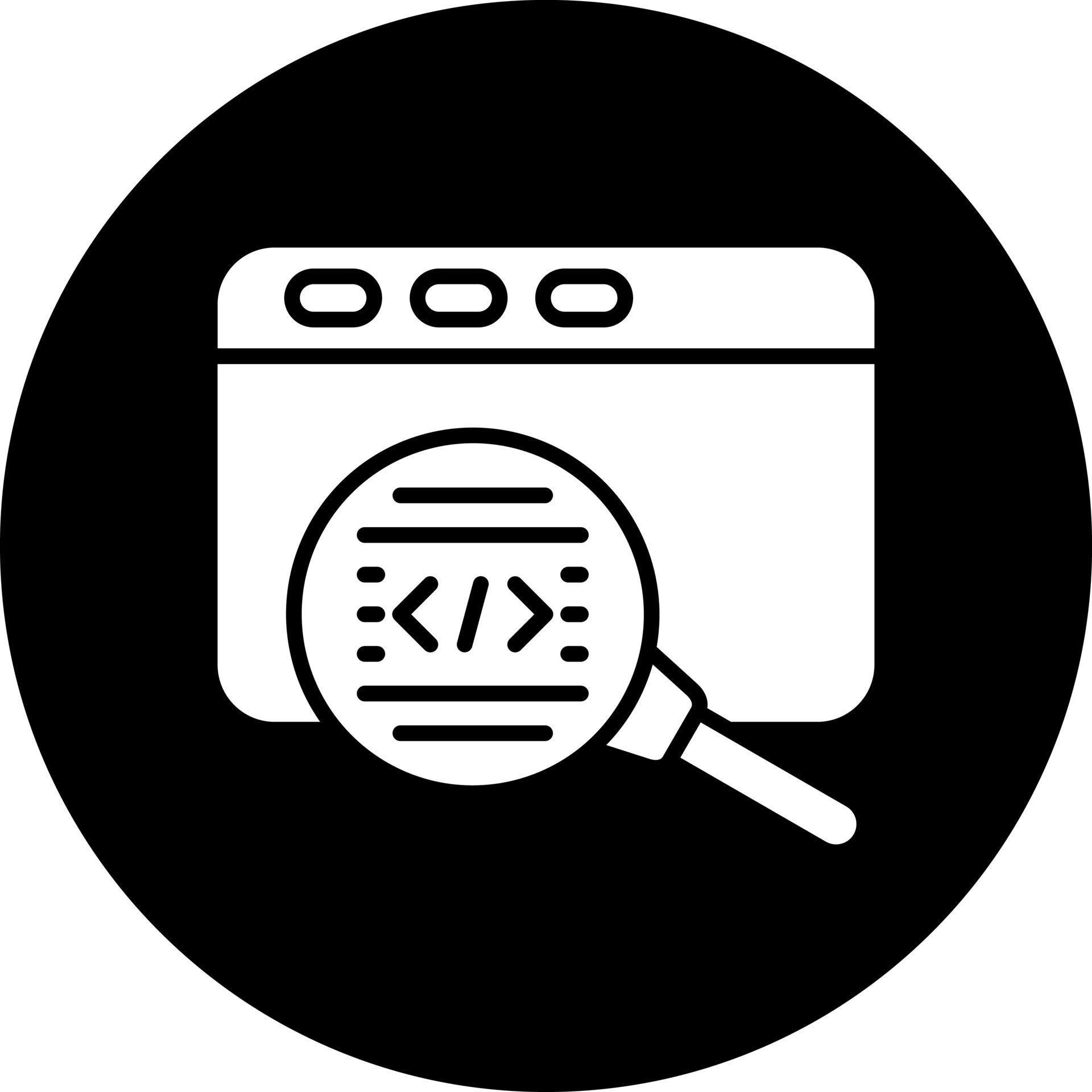 Code Review Vector Icon Style 22624312 Vector Art at Vecteezy