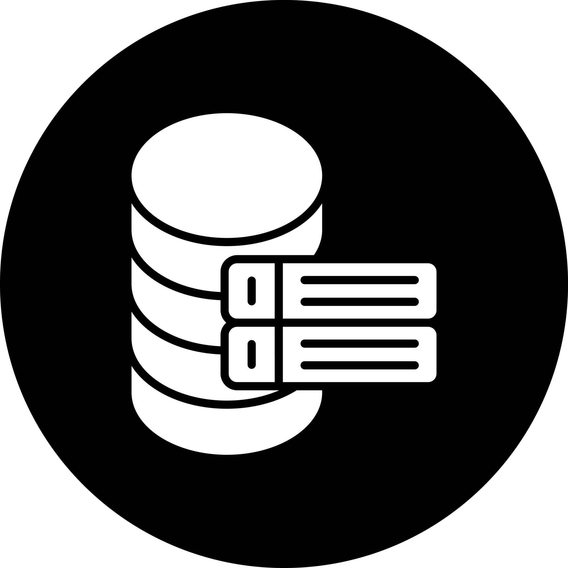 Data Vector Icon Style 22624349 Vector Art at Vecteezy