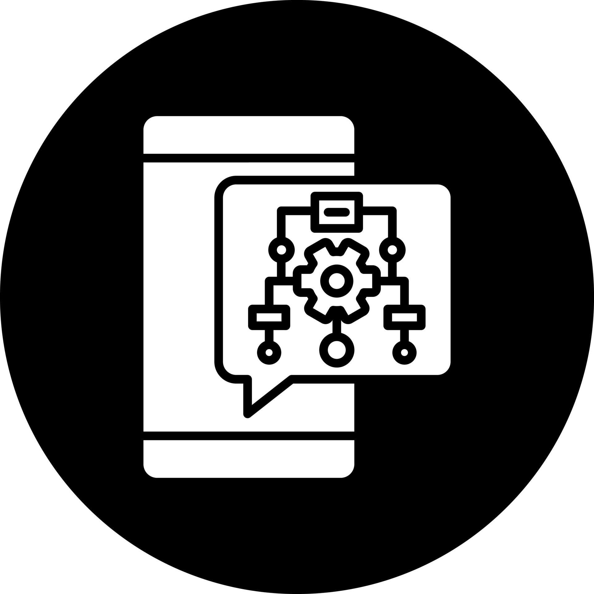 algoritmo vector icono estilo 22624397 Vector en Vecteezy