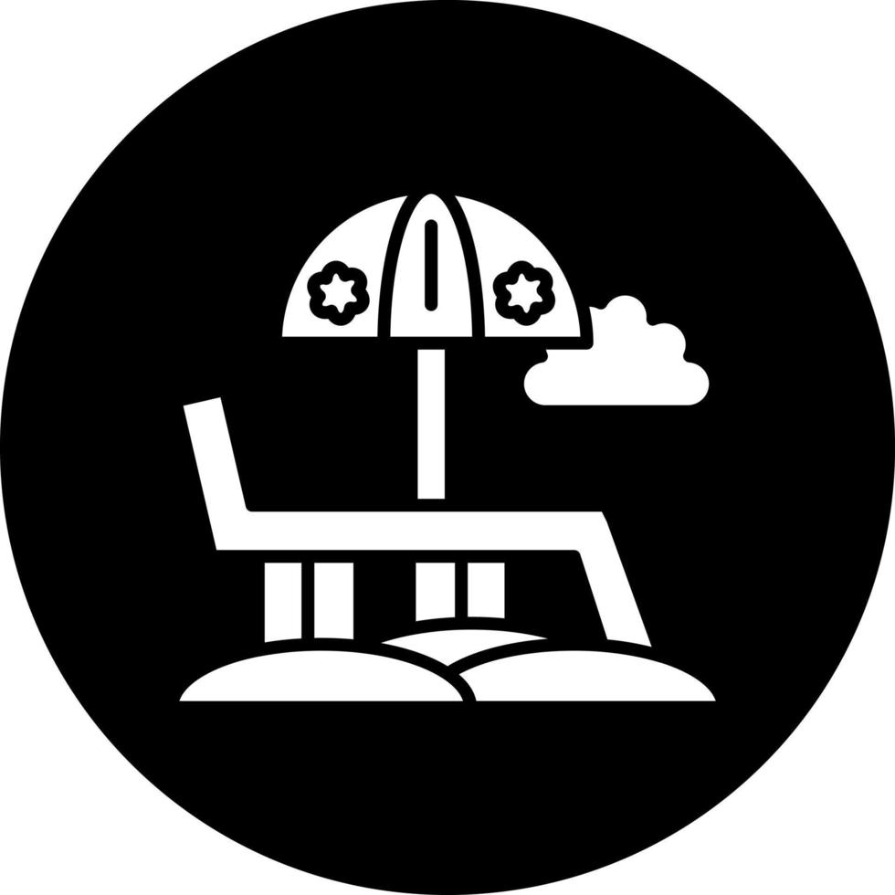 Beach Chair Vector Icon Style 22625907 Vector Art At Vecteezy