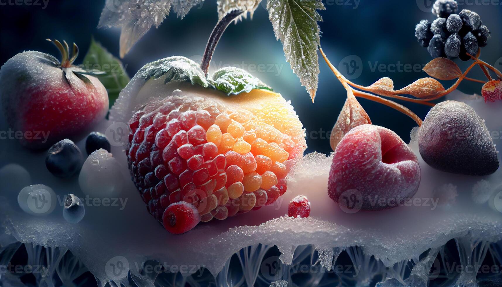 Frosty fruit filled wallpaper, widescreen format. Generate Ai. 22628314 ... Frosty fruit filled wallpaper, widescreen format. Generate Ai. 22628314 ...