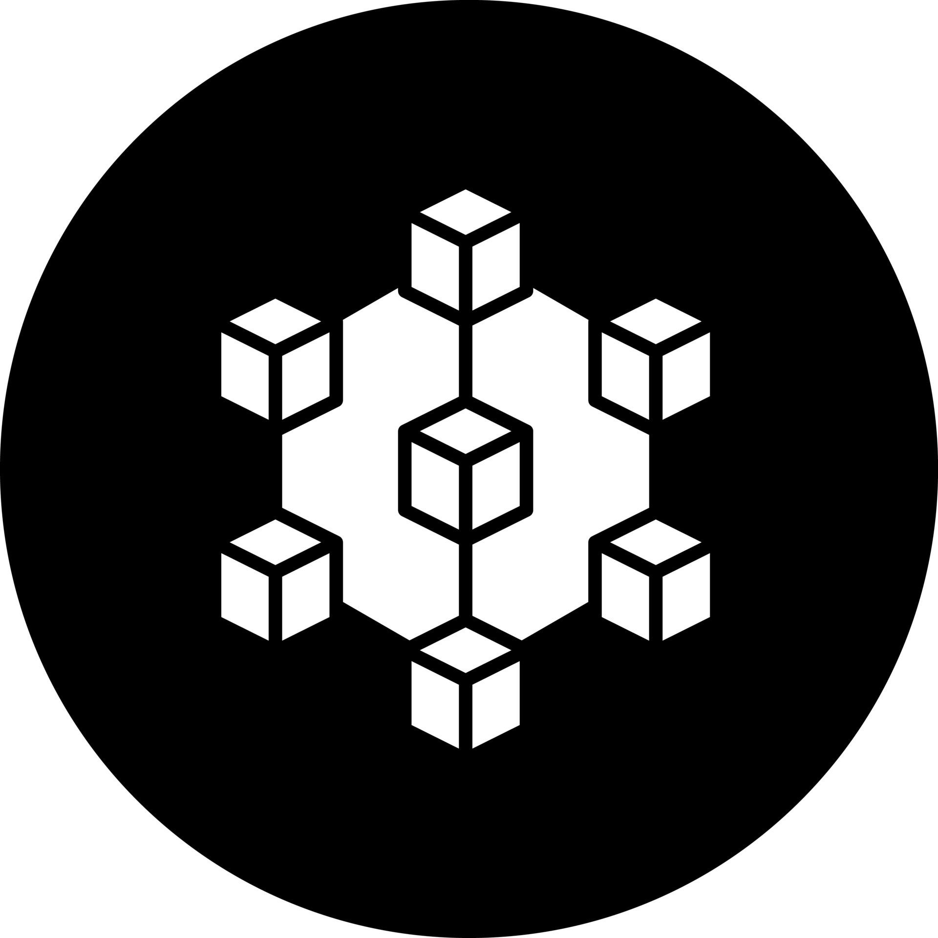 Blockchain Vector Icon Style 22629413 Vector Art At Vecteezy