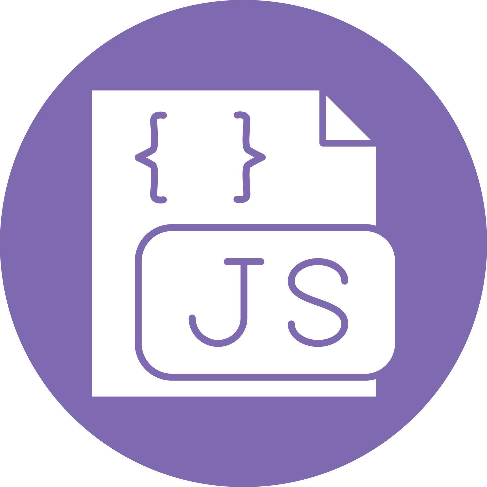 Vector Design Javascript File Icon Style 22631847 Vector Art At Vecteezy