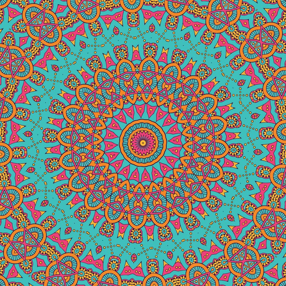 A colorful pattern with a floral pattern 22632703 Vector Art at Vecteezy