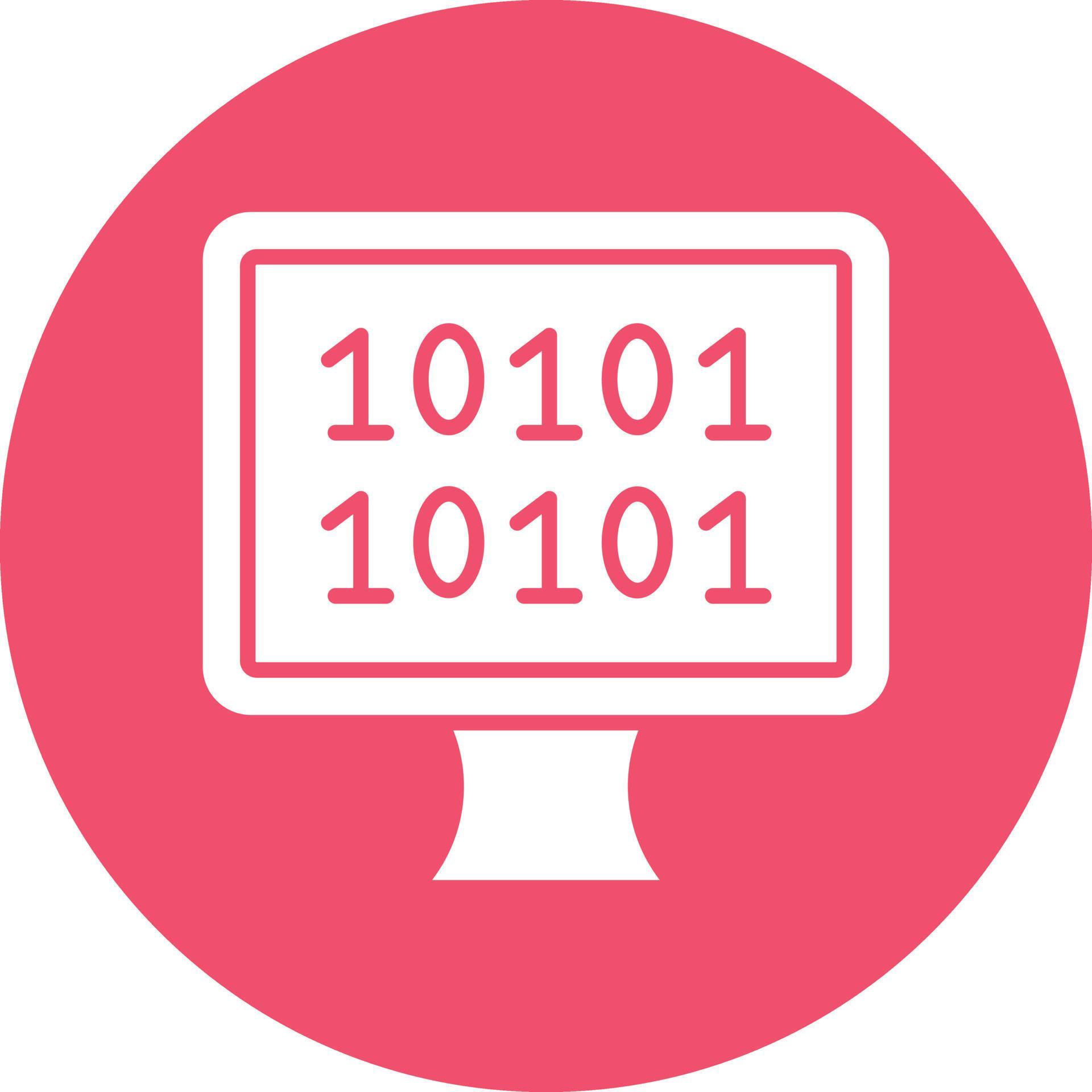 Vector Design Binary Icon Style 22636949 Vector Art At Vecteezy