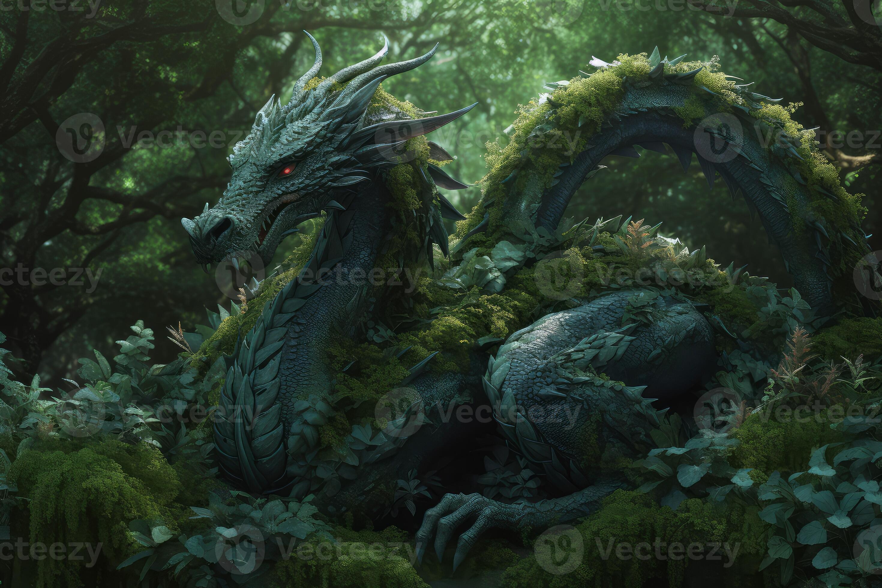 Minecraft Forest Dragon