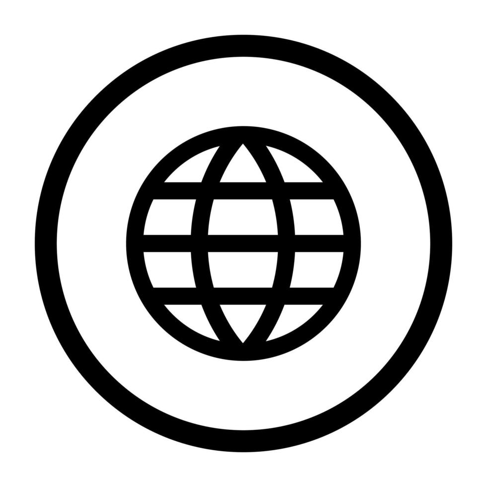 Globe earth world icon. 22644545 Vector Art at Vecteezy