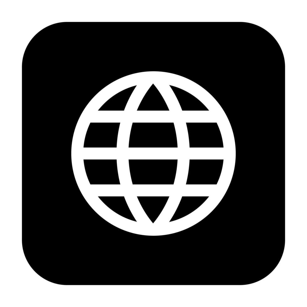 Globe earth world icon. 22644851 Vector Art at Vecteezy