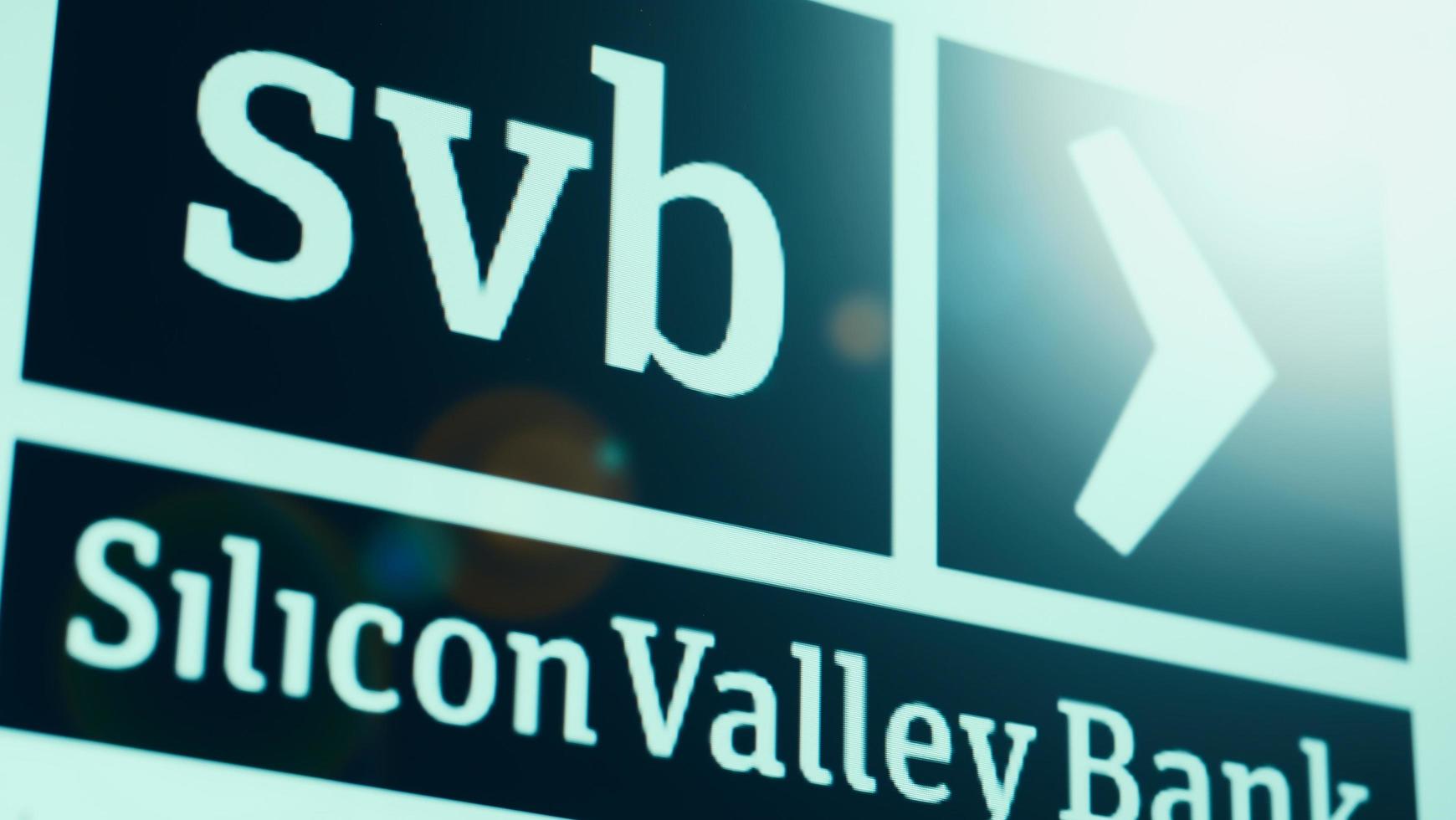 Brands logo of Silicon Valley Bank on digital monitor. 22648785 Stock Photo at Vecteezy