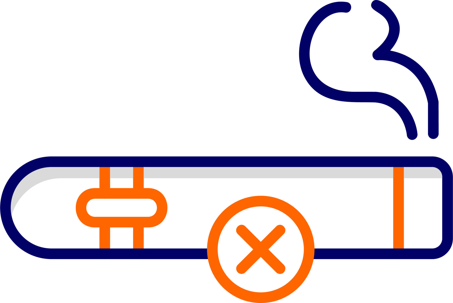 No Cigar Vector Icon 22650253 Vector Art at Vecteezy